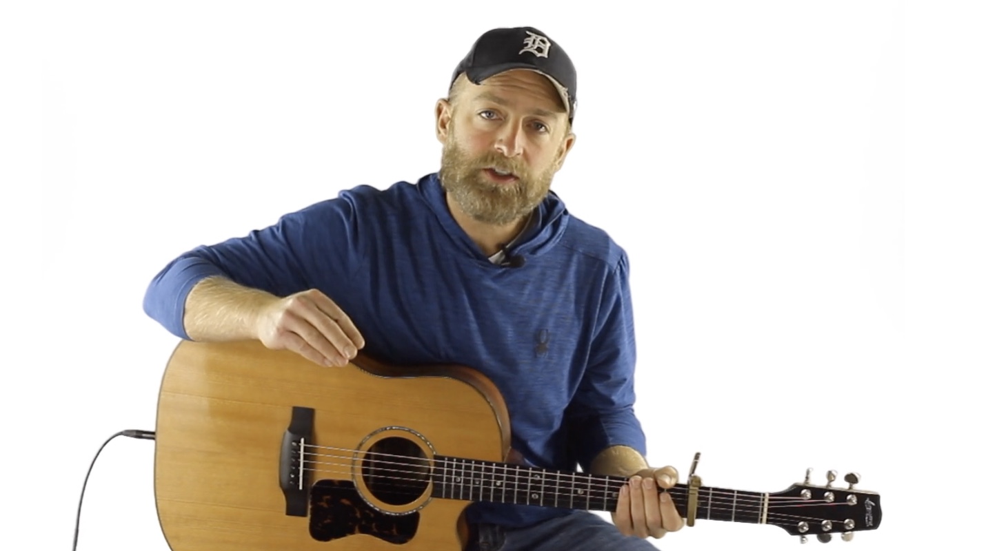 My Feet Don't Touch the Ground Online Guitar Lesson - Six String Country